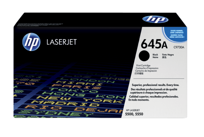 HP 645A Black Original LaserJet Toner Cartridge - (C9730A) - Shop HP ...